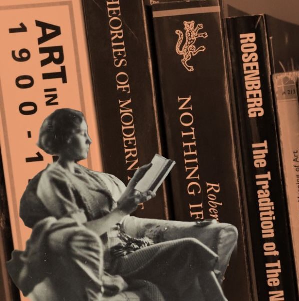 Inside Barns-Graham's Library - Wilhelmina Barns-Graham